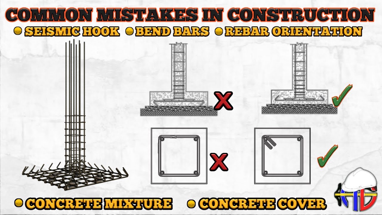 COMMON MISTAKES IN CONSTRUCTION - PART 1 - YouTube