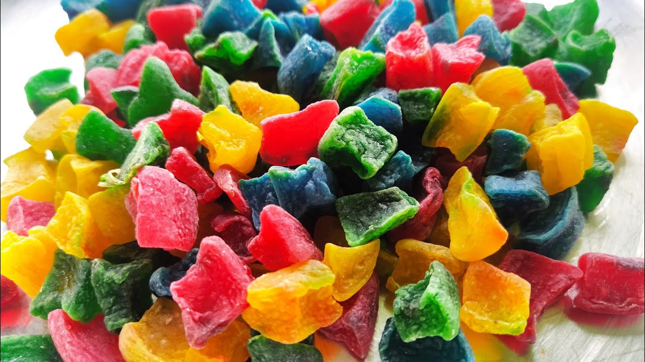 Trutti Frutti Recipe| ট্রুটি ফ্রুটি/পেপের মোরব্বা, যা এক বার বানিয়ে ...