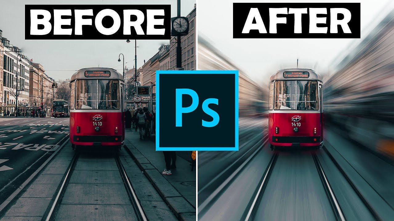 How to FAKE MOTION on Your Photos Using Photoshop!! (Adobe Photoshop CC ...