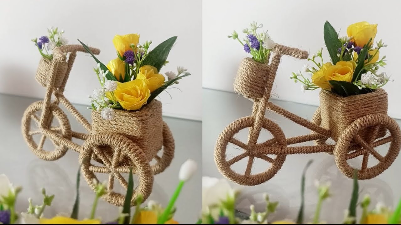Juit Thread Cycle Craft | How To Make DIY Cycle #9 #carft - YouTube