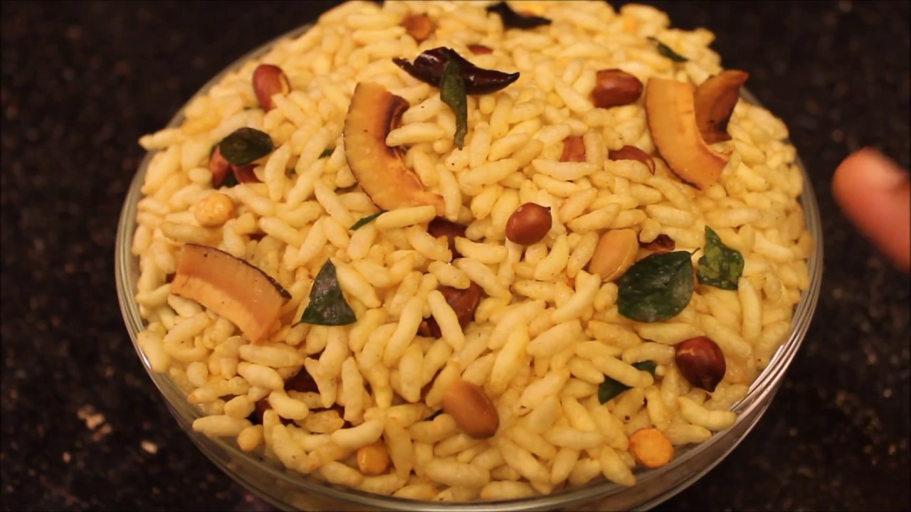 Puffed Rice Chivda| Masala Puri Recipe| Murmura Chivda| Murmura Namkeen ...