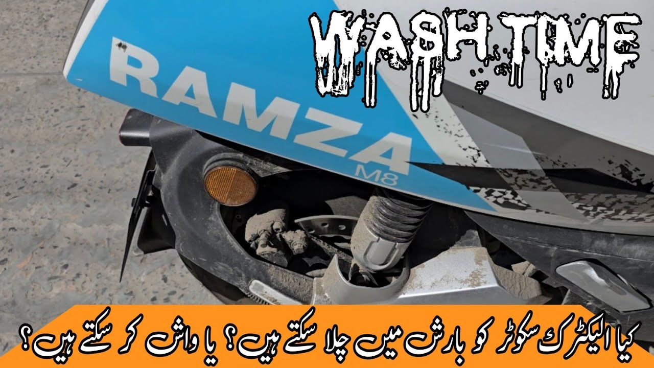 Ramza M8 Electric Scooter ko dhoo dala - YouTube