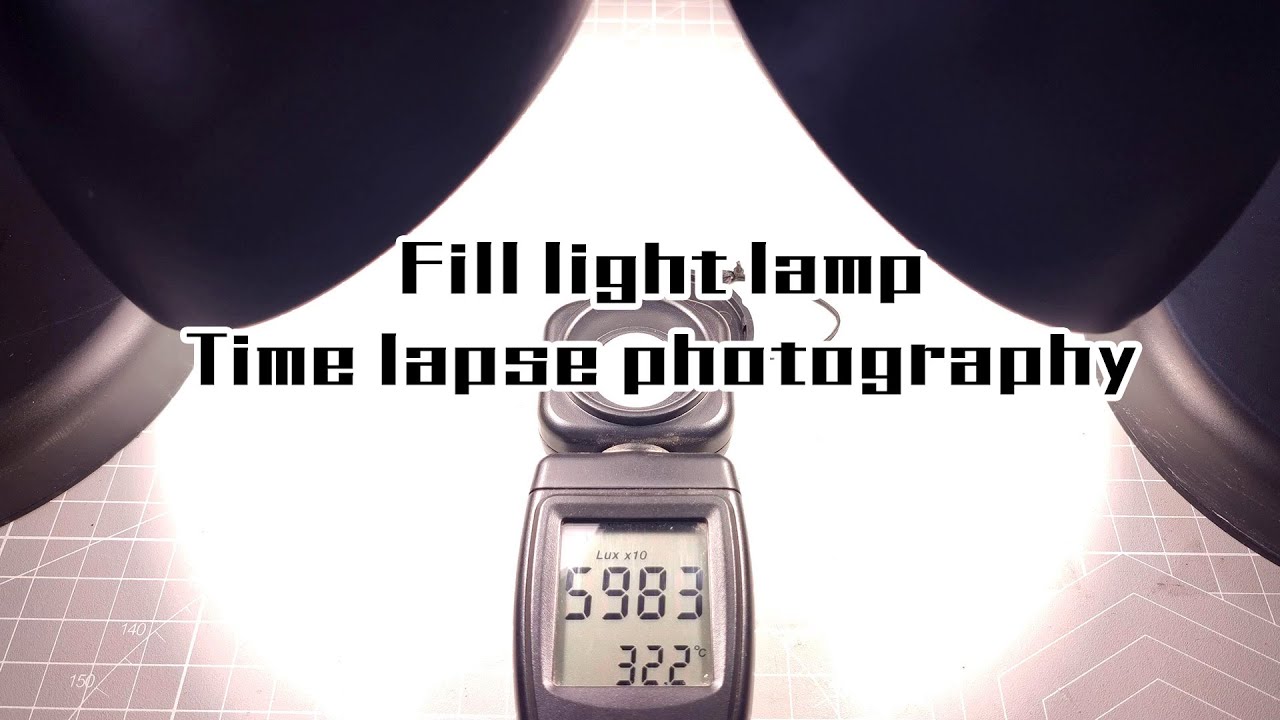 LED Fill light lamp DIY | Time lapse photography: 12V-30LED-PCB - YouTube