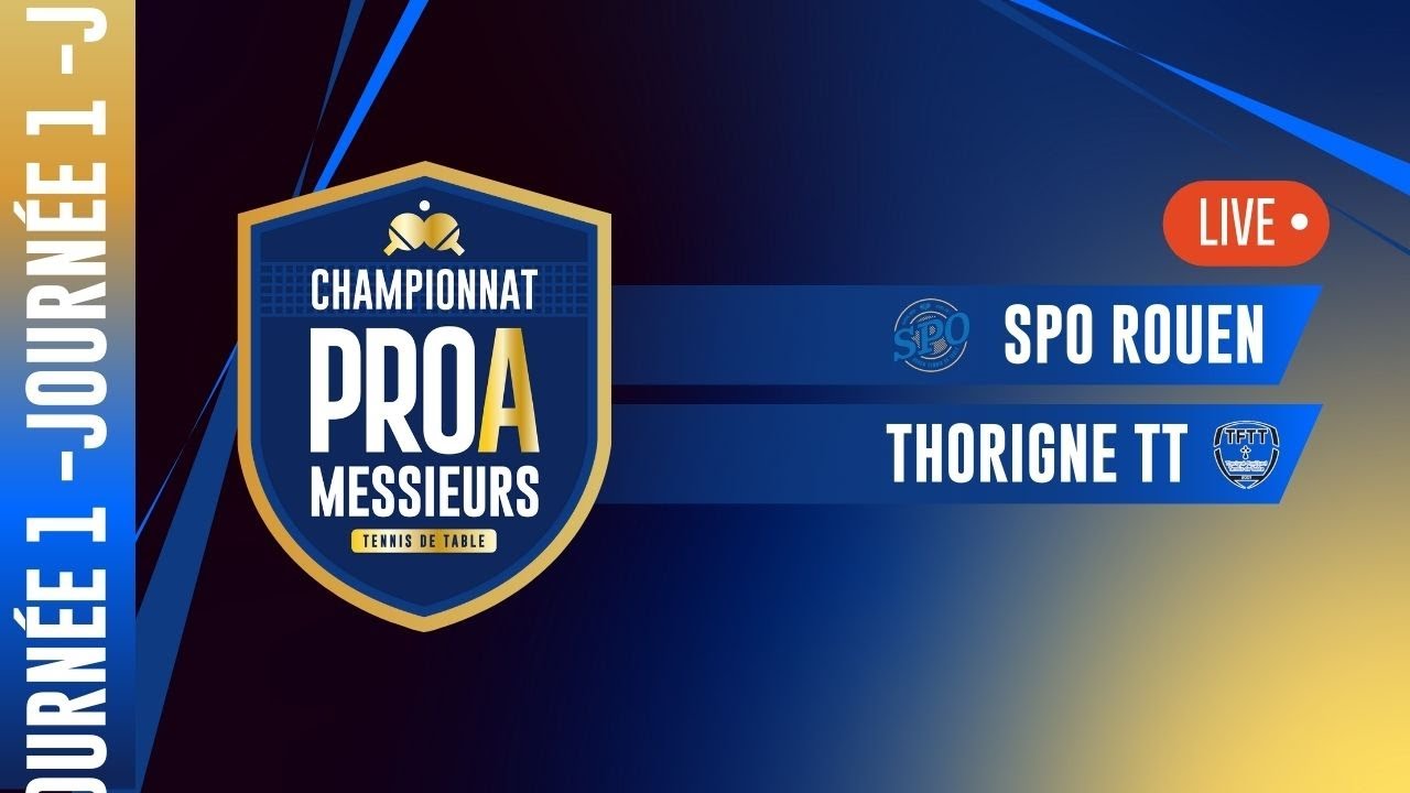 PRO A MESSIEURS | J1 | ROUEN SPO vs THORIGNE-FOUILLARD - YouTube