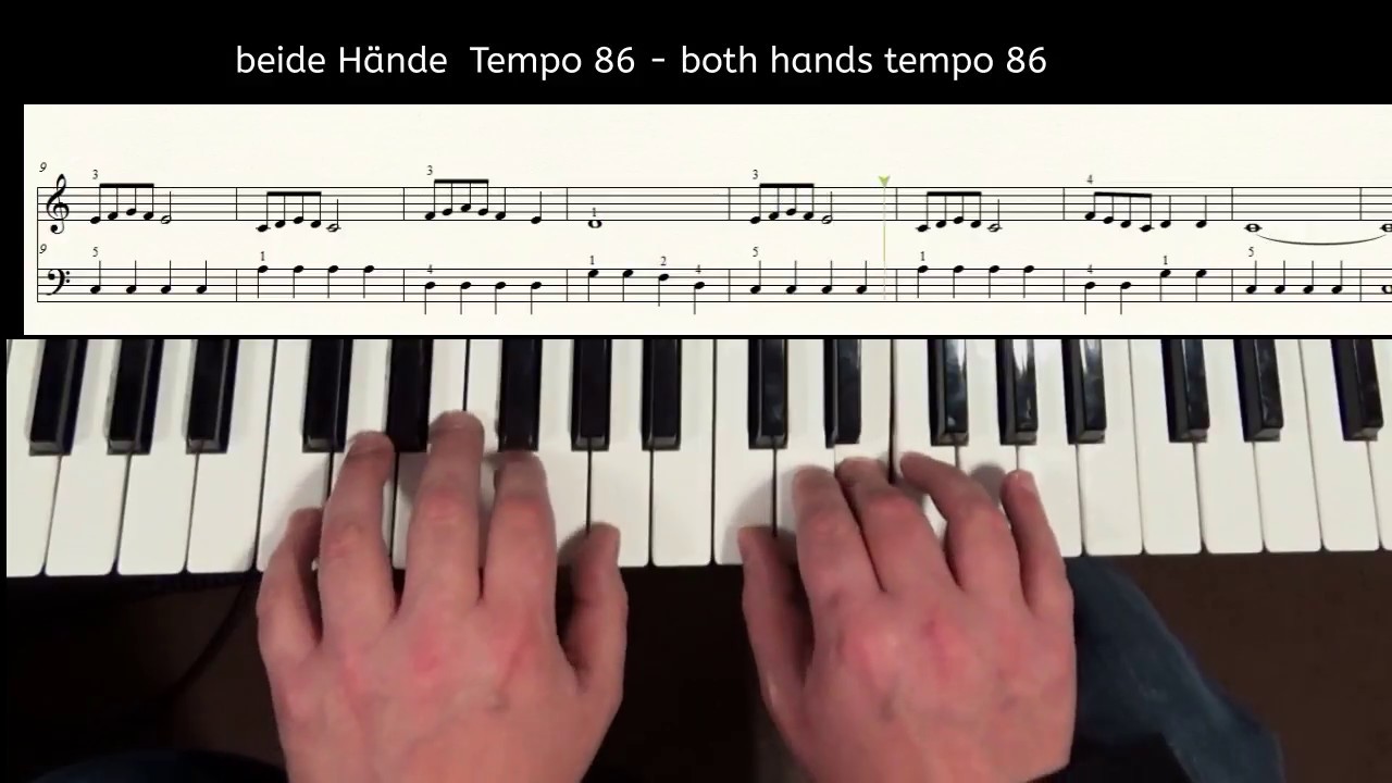 Klavier selber lernen - Piano Ballade - Remember, Tutorial für Anfänger ...