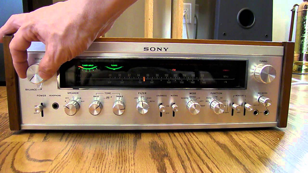 Sony STR-7065 Receiver Main Demonstration - YouTube