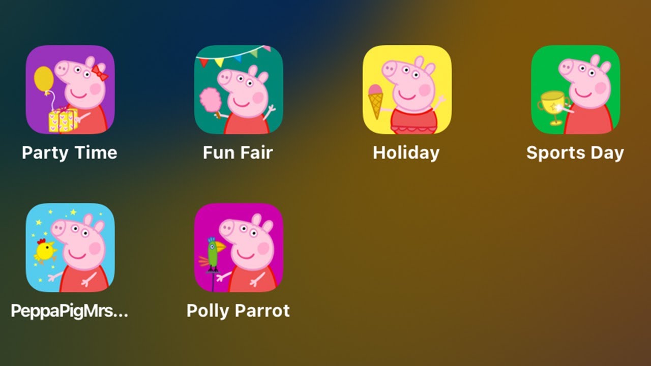 Peppa Pig in Russian:Peppa Pig Party Time,Fun Fair,Holiday,Sports Day ...