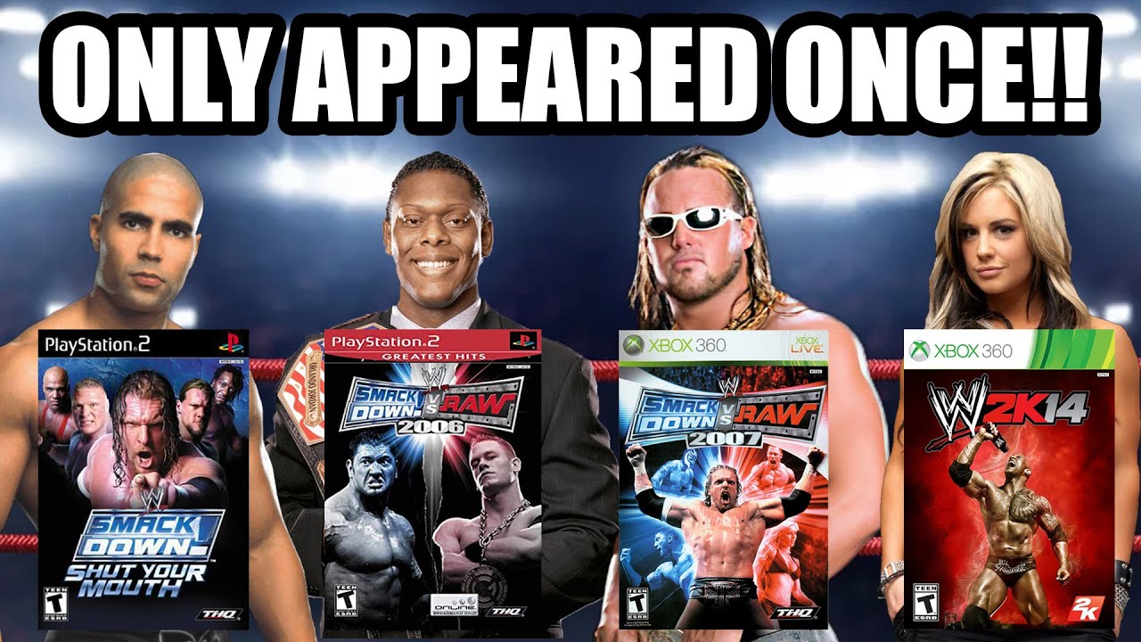 These 4 Wrestlers Only Appeared ONCE in WWE Games - YouTube