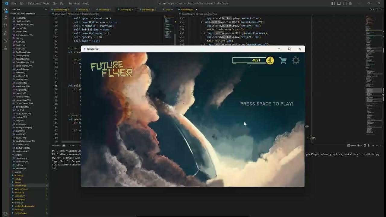 CMU 15-112 Term Project: Future Flyer - YouTube