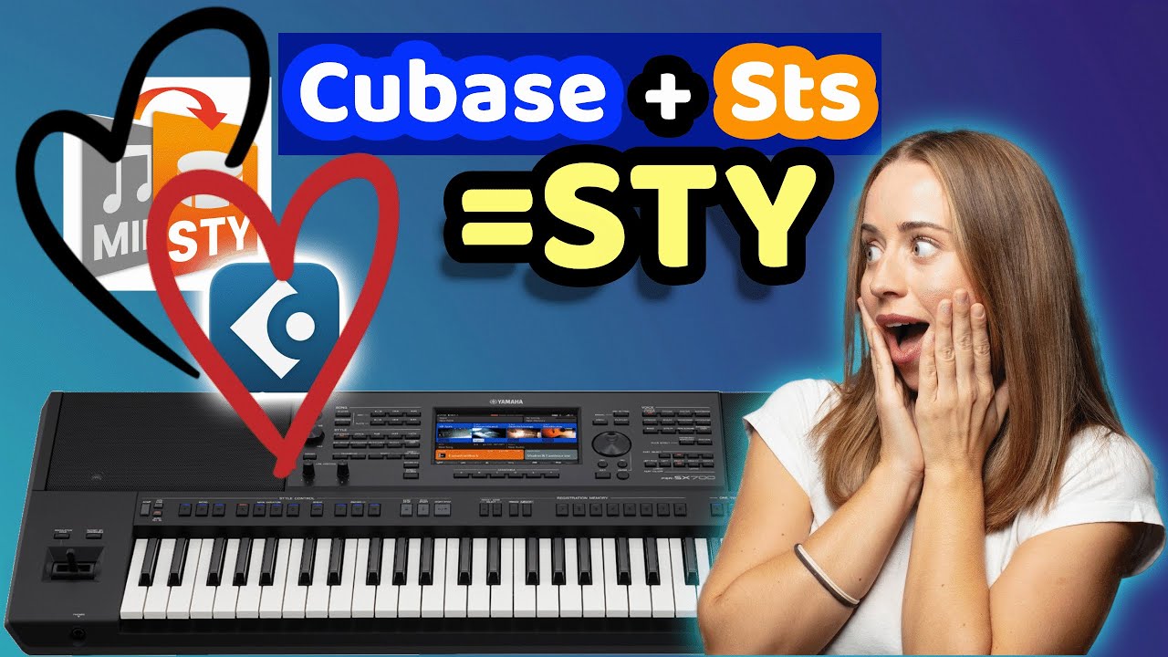 🎹 Cómo Crear Ritmos para Teclados Yamaha con Cubase + MIDI Song to ...