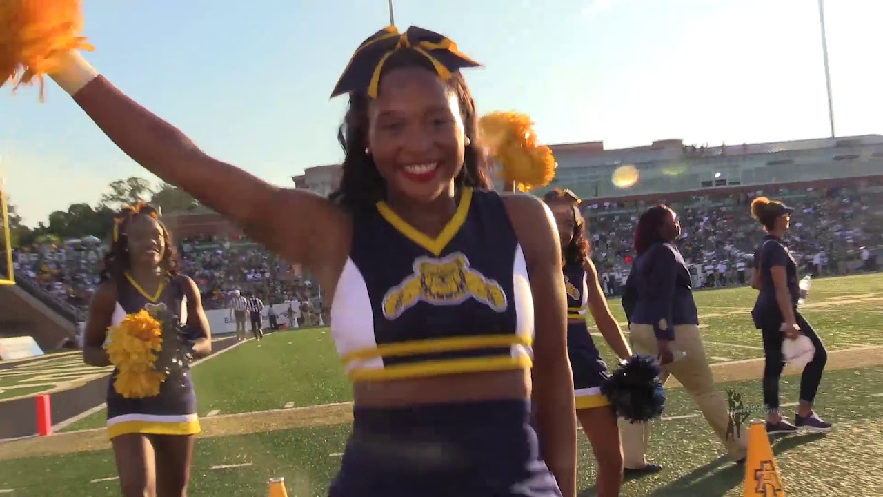 NC A&T Aggie Cheer (Highlights) - UNC Charlotte - YouTube