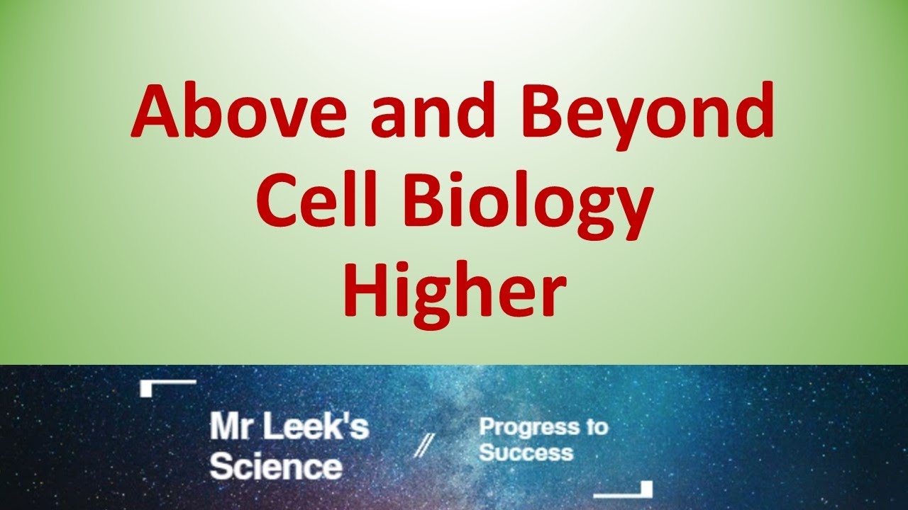 Cell Biology Higher Above and Beyond - YouTube