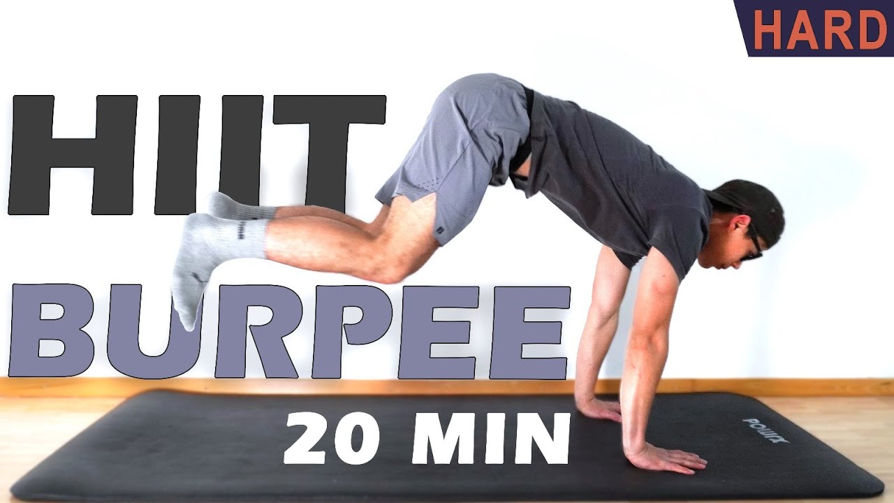20 MIN BURPEE HIIT | No Equipment - YouTube