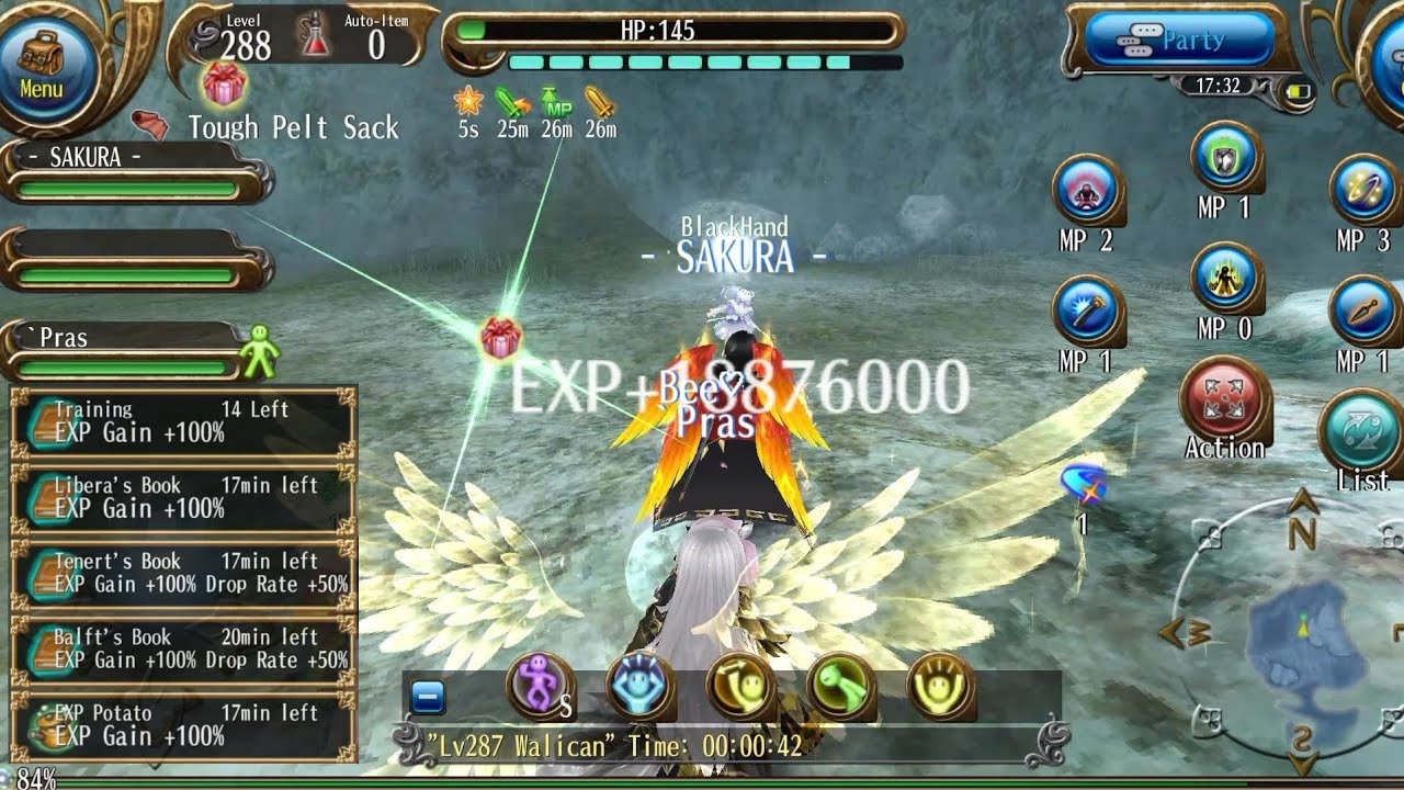 Test Walican Ultimate for Leveling Level Cap 290 - Toram Online - YouTube