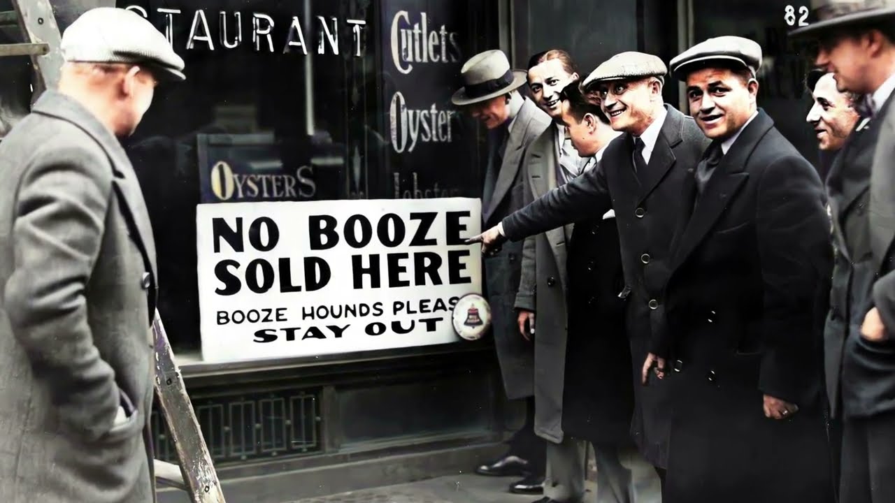 Prohibition Era America in 48 COLOR Photos - YouTube