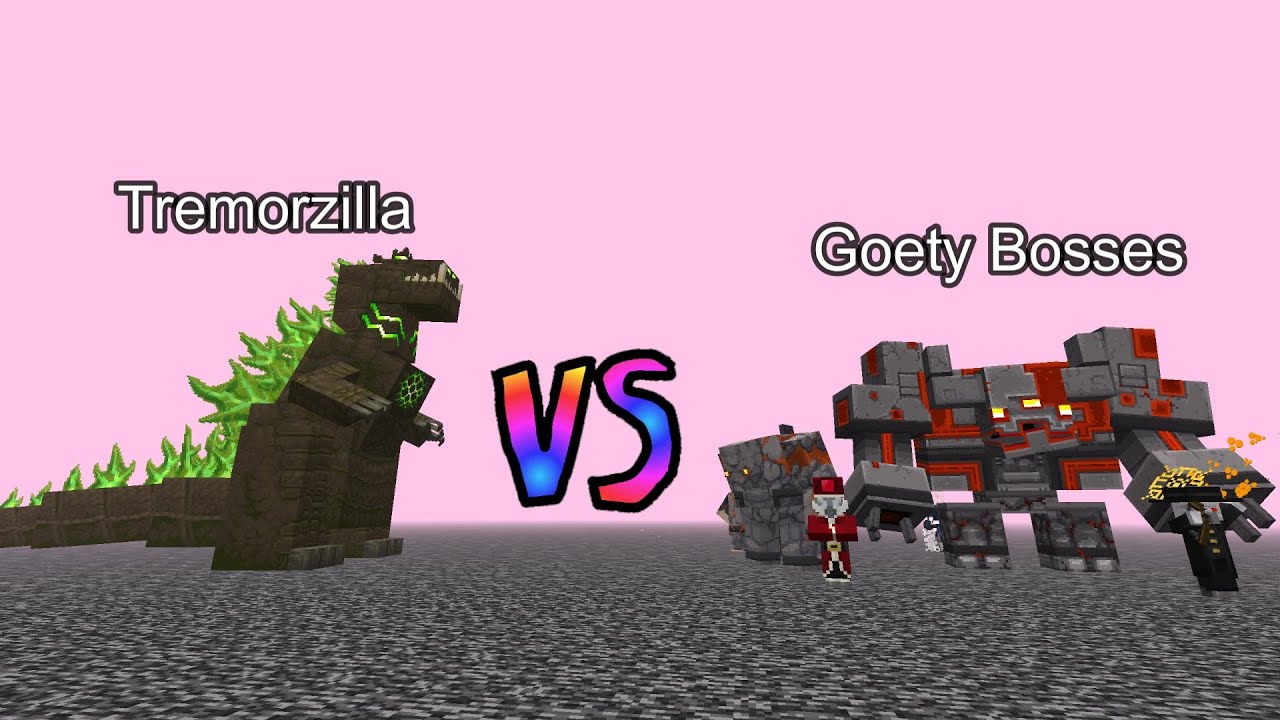Tremorzilla vs Goety Bosses | Minecraft Mob Battle - YouTube