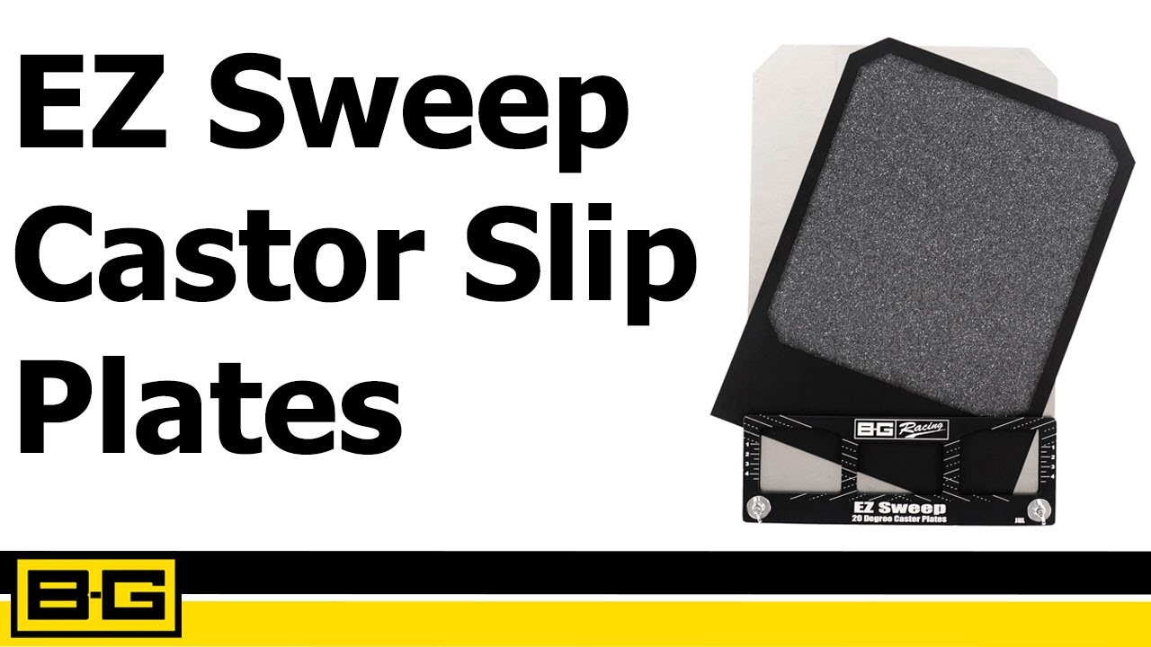 B-G Racing EZ Sweep Castor Slip Plates (BGR302) - YouTube