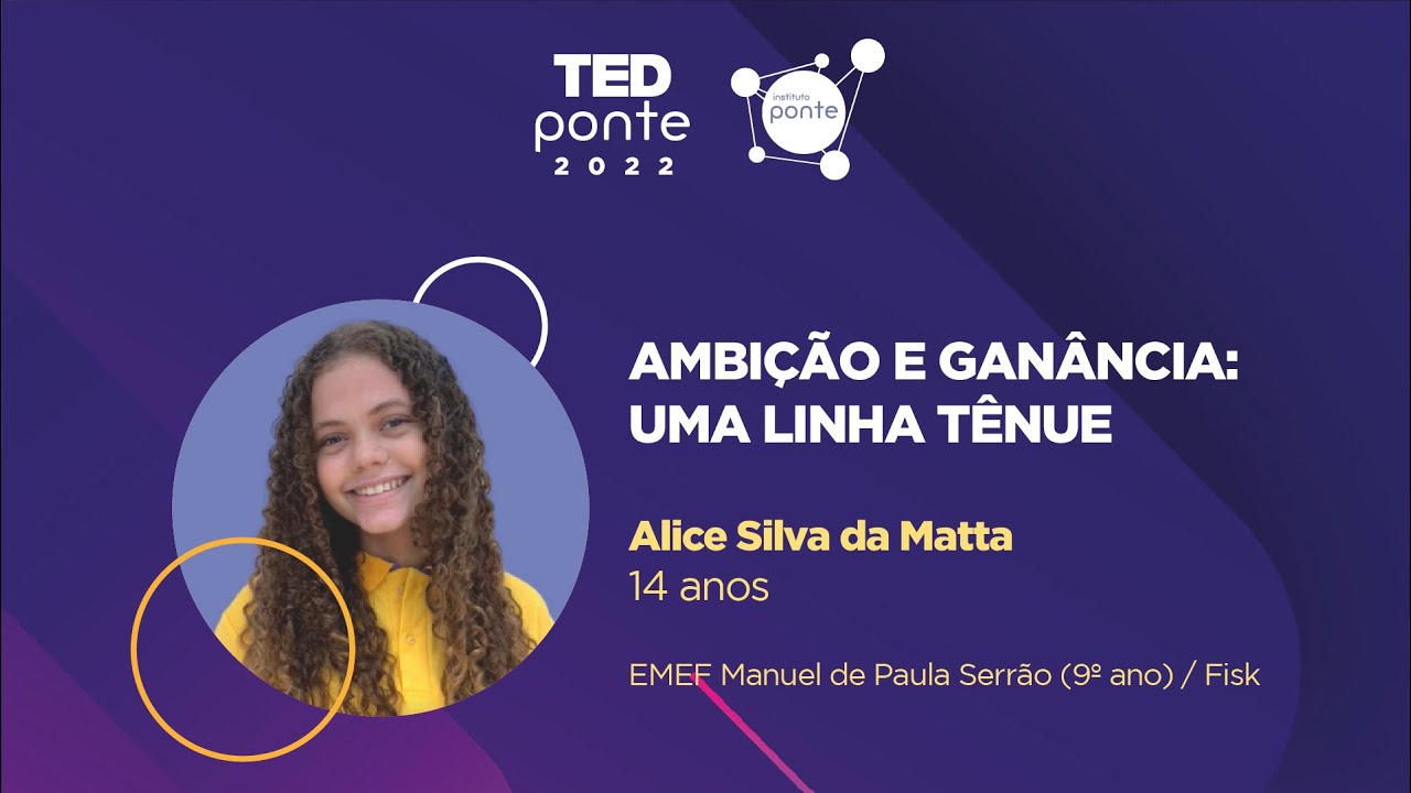 TED PONTE - Alice da Matta (1º lugar) - YouTube
