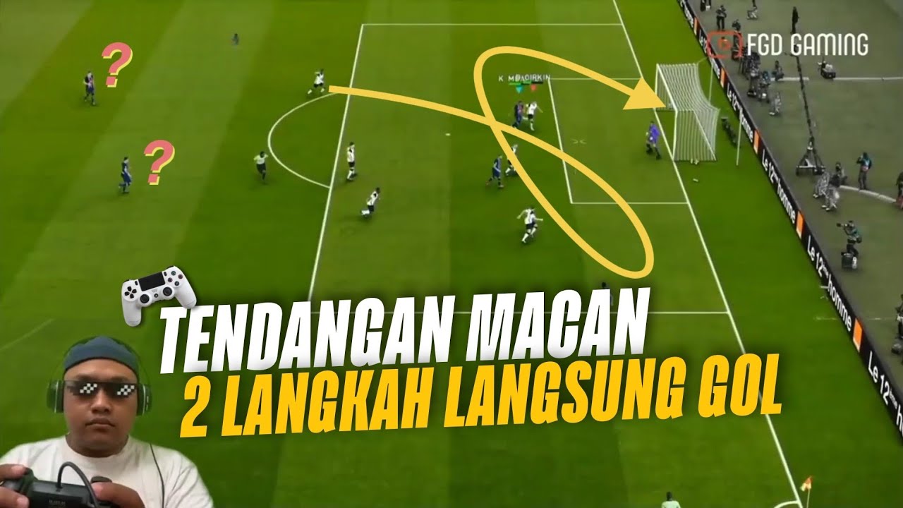 KREASI TENDAGAN KERAS AKURAT 100% GOLL!! PES EFOOTBALL 2024 - YouTube