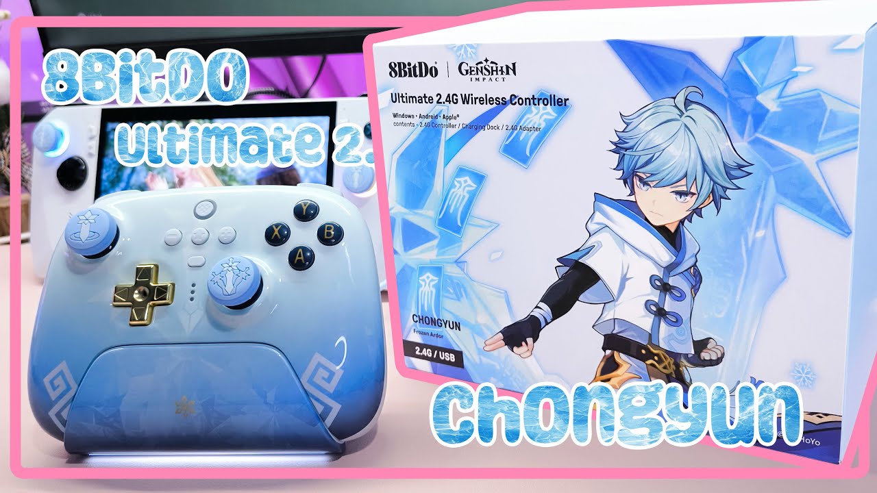 💙This controller makes me want to try Genshin Impact! | 8Bitdo Ultimate ...