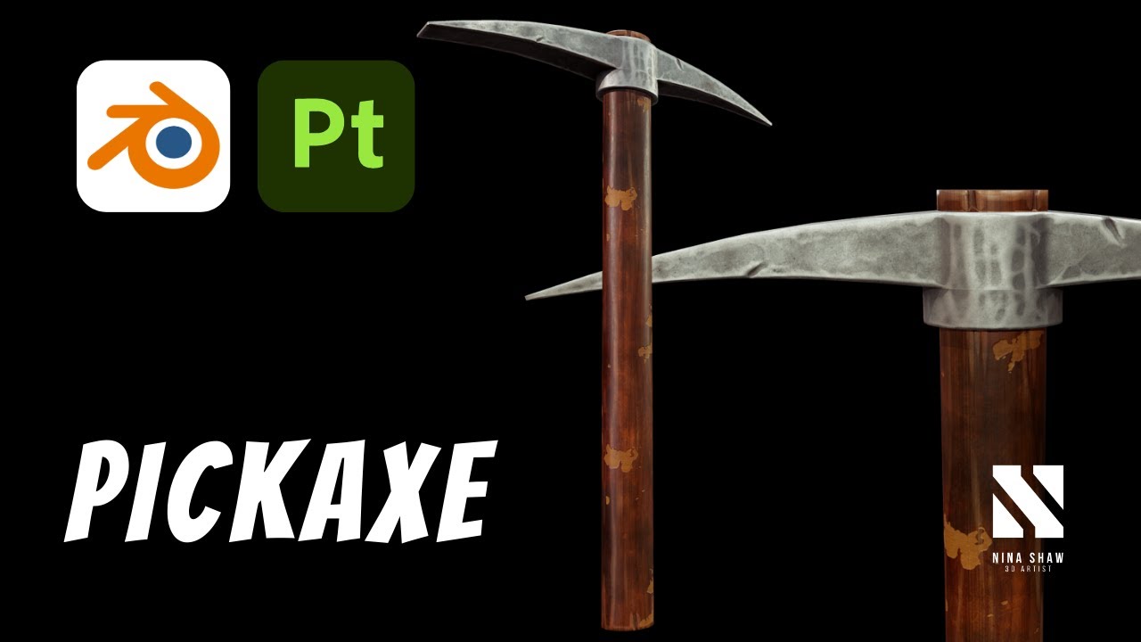Game Asset PickAxe | Blender/SubstancePainter - YouTube