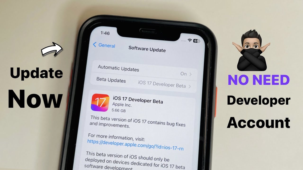 How to Download & install iOS 17 Beta on iPhone - no need of developer account Free - YouTube