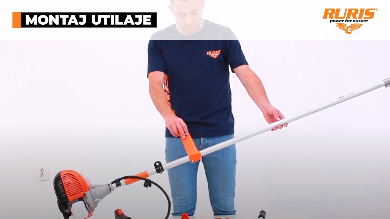 Montaj motocoasa RURIS 731C / 740C - YouTube