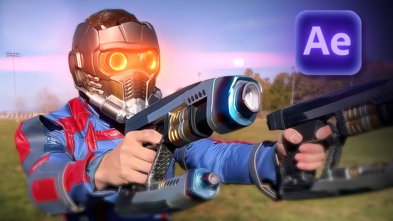 I Created Star Lord's Glowing Helmet Eyes With VFX | After Effects ...