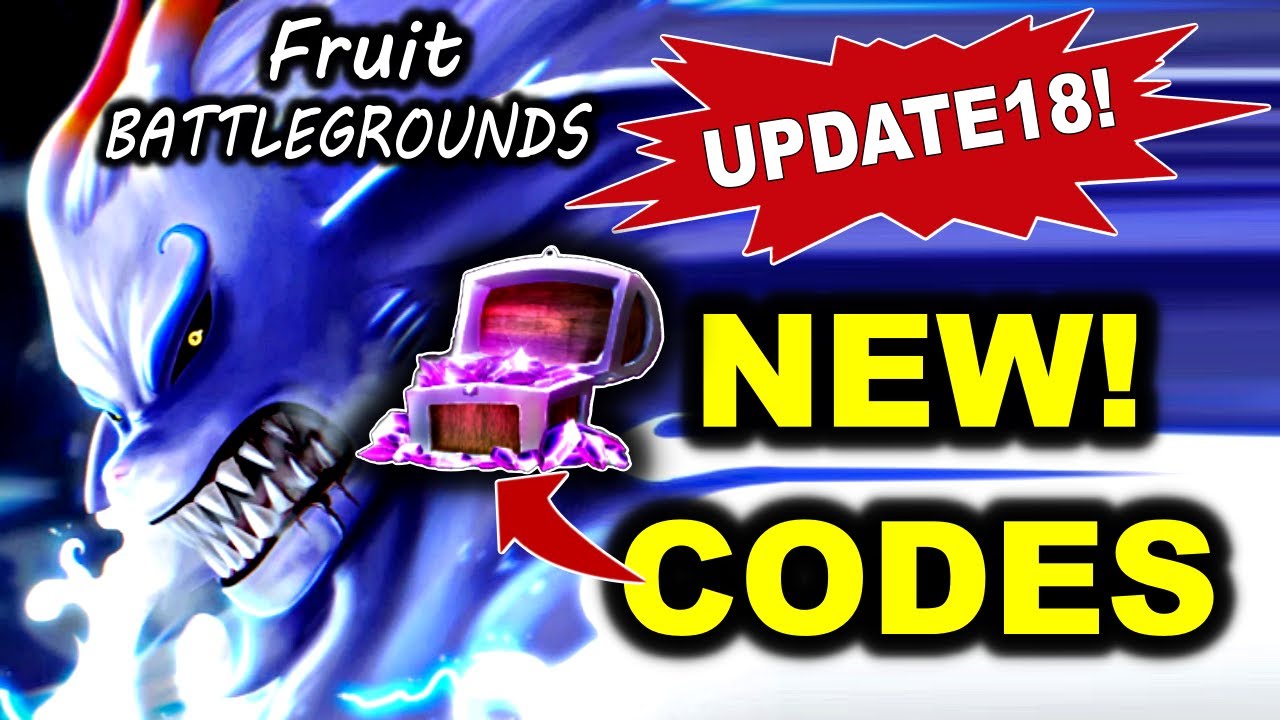 *NEW* ALL WORKING FRUIT BATTLEGROUNDS UPDATE 18 CODES - ROBLOX FRUIT ...