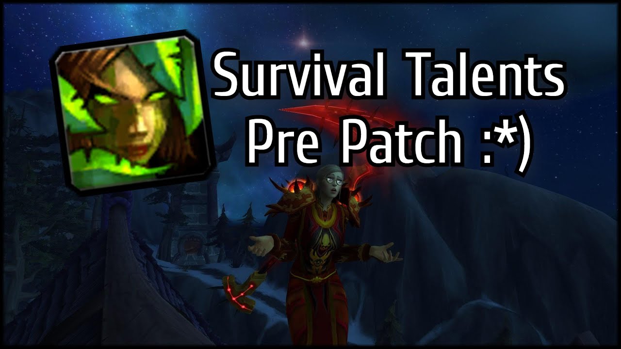 Bicmex | Survival Pre Patch Talents Explained! - YouTube