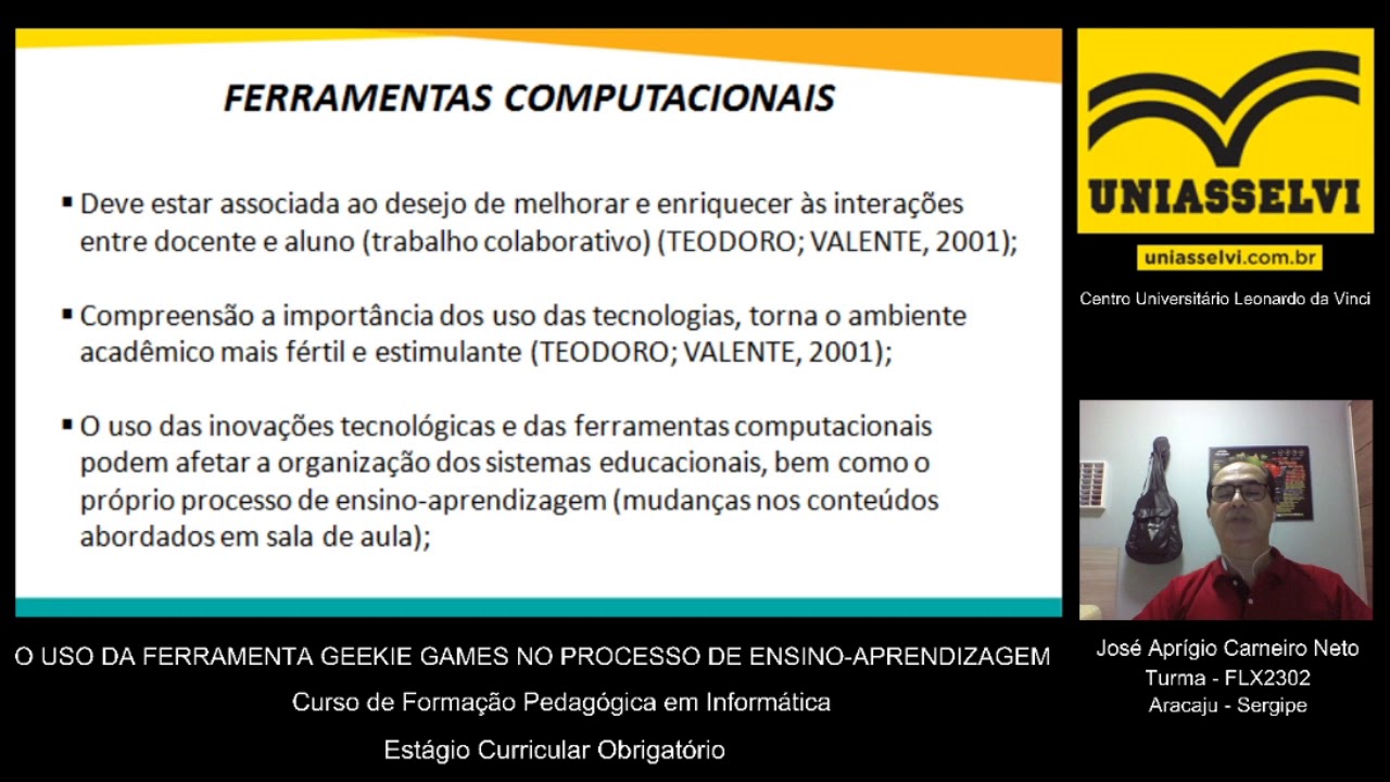 Videoaula: O uso da ferramenta Geekie Games no processo de ensino ...