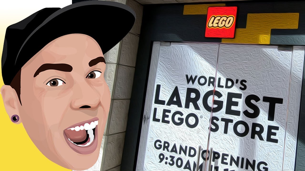 Worlds Biggest LEGO Store VLOG & Tour - YouTube