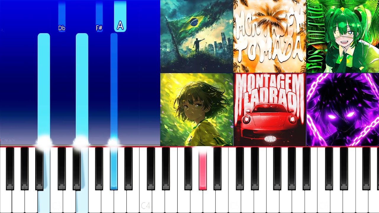 6 PHONK SONGS ON PIANO (Part 4) (Piano Tutorial) - YouTube Music