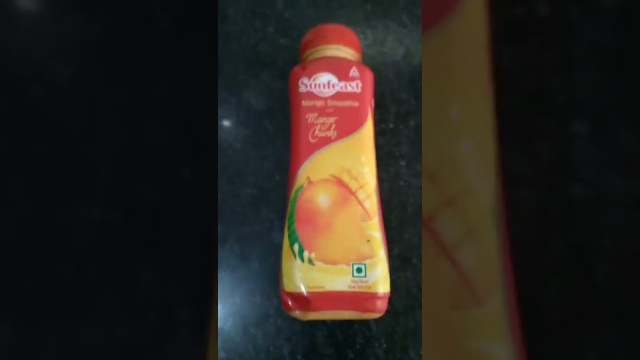 trying sunfeast mango smoothie 😋 - YouTube
