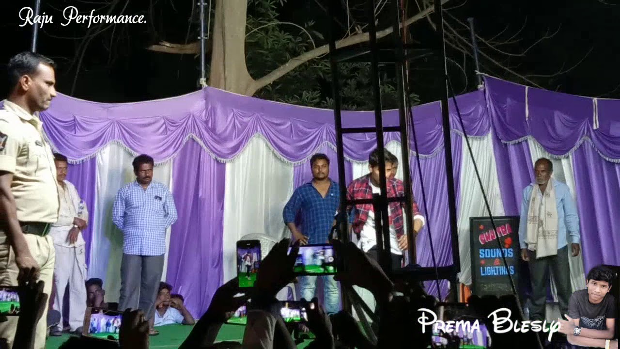D-10 Raju Performance in Seethampeta - YouTube