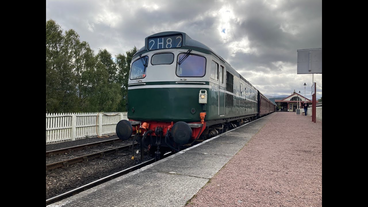 Class 27 Push Pull Trains Remembered at the Strathspey Railway ...
