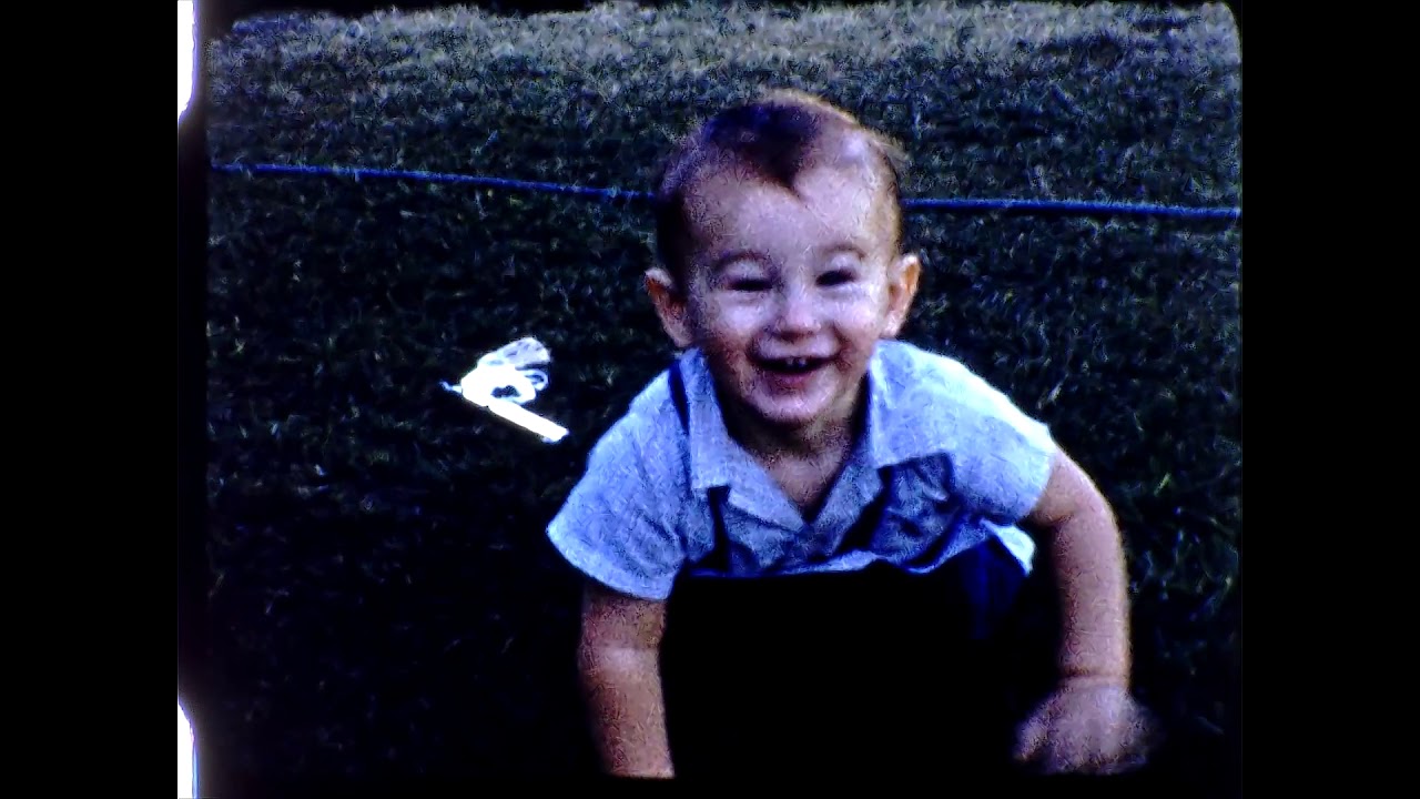 Found 1960s 8mm Film - Baby's First Steps / Baby's First Gun - YouTube