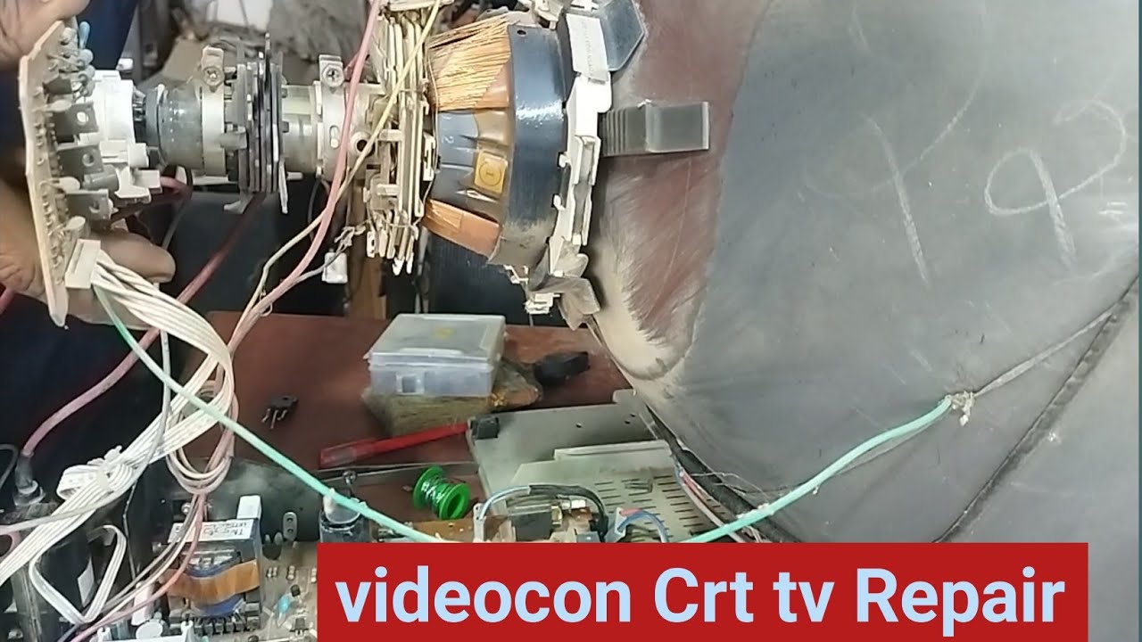 videocon crt tv eht problem // eht pinout |Crt tv Repair - YouTube