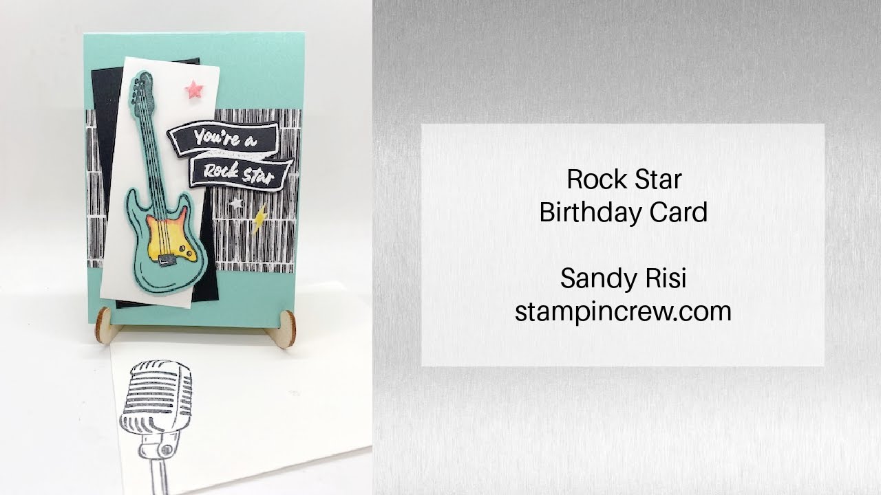 Rock Star Birthday Card - YouTube