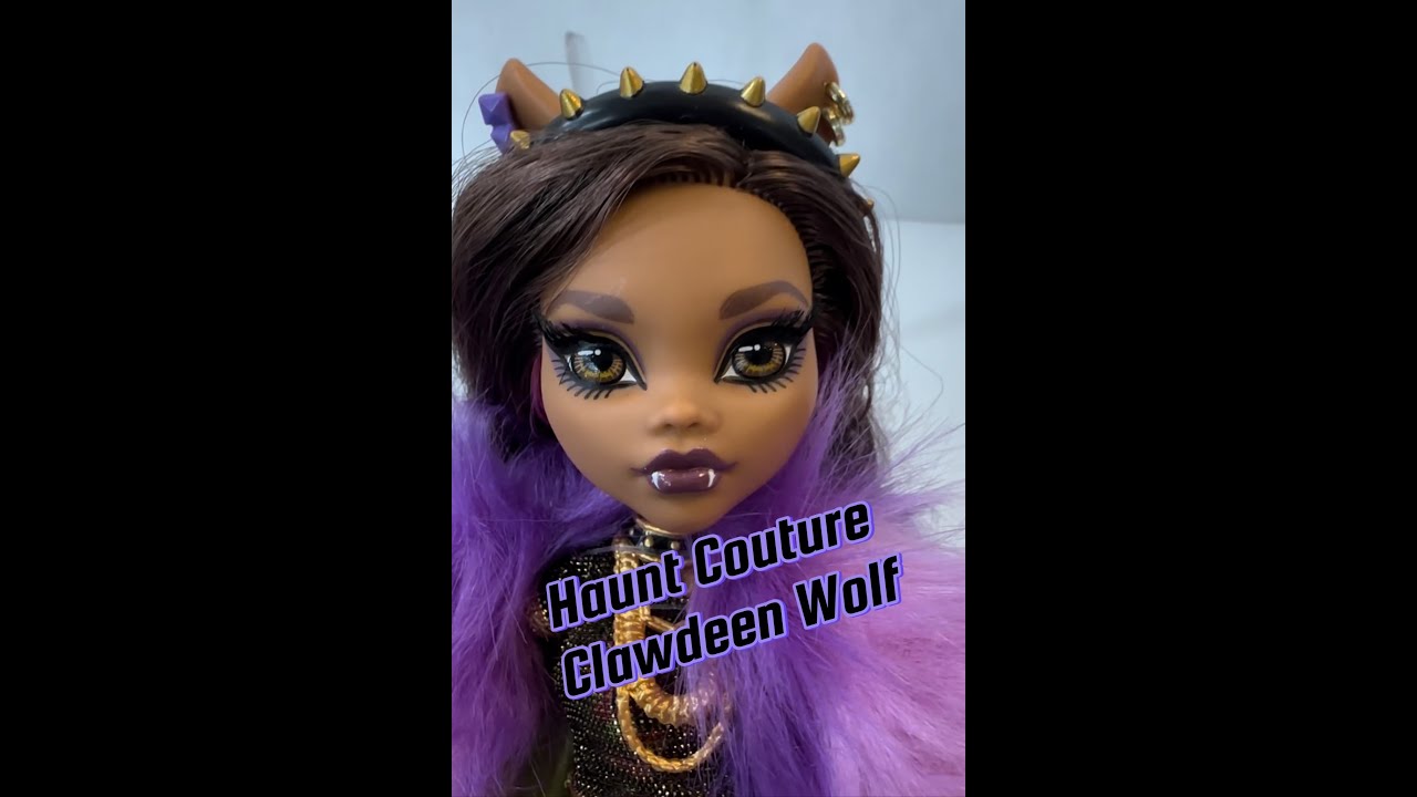 MONSTER HIGH HAUNT COUTURE CLAWDEEN WOLF DOLL UNBOXING #dollunboxing #monsterhigh #clawdeenwolf ...