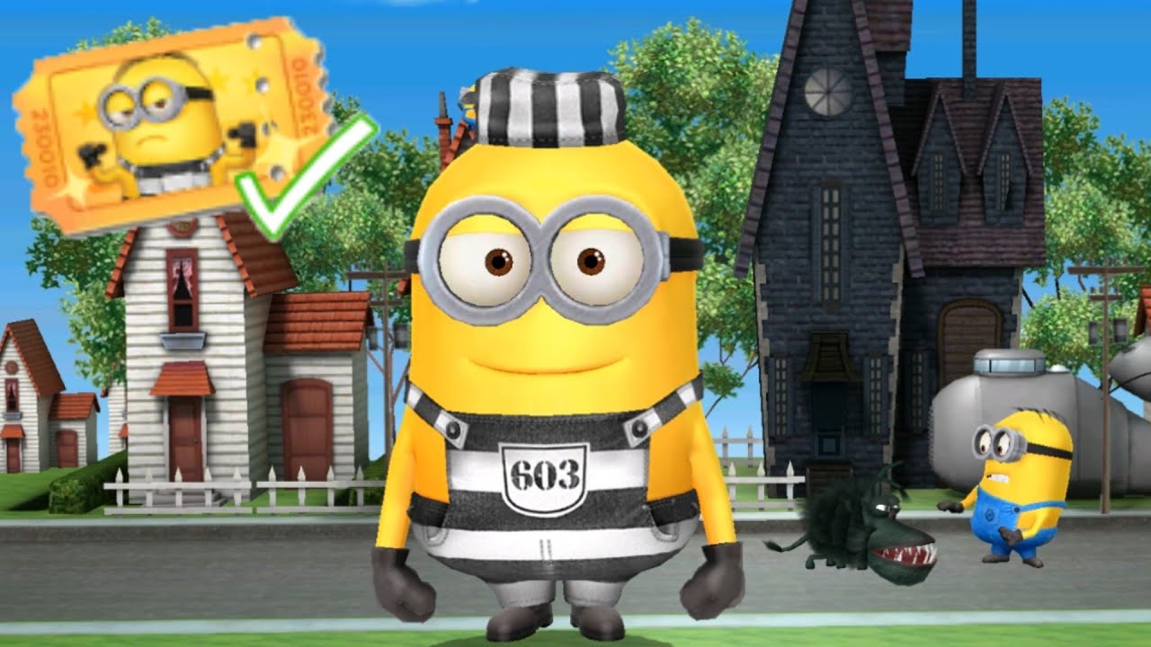 Minion rush Prisoner GOLDEN costume minion gameplay android ios minions ...