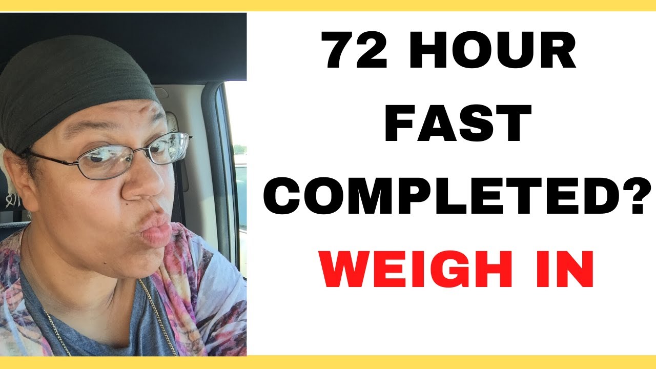 72 Hour Fast - Did I Make It? Fasting Weight Loss Journey Woman 2020 ...