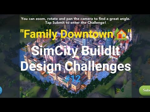 "Family Downtown🏡" SimCity BuildIt Design Challenges #12 - YouTube
