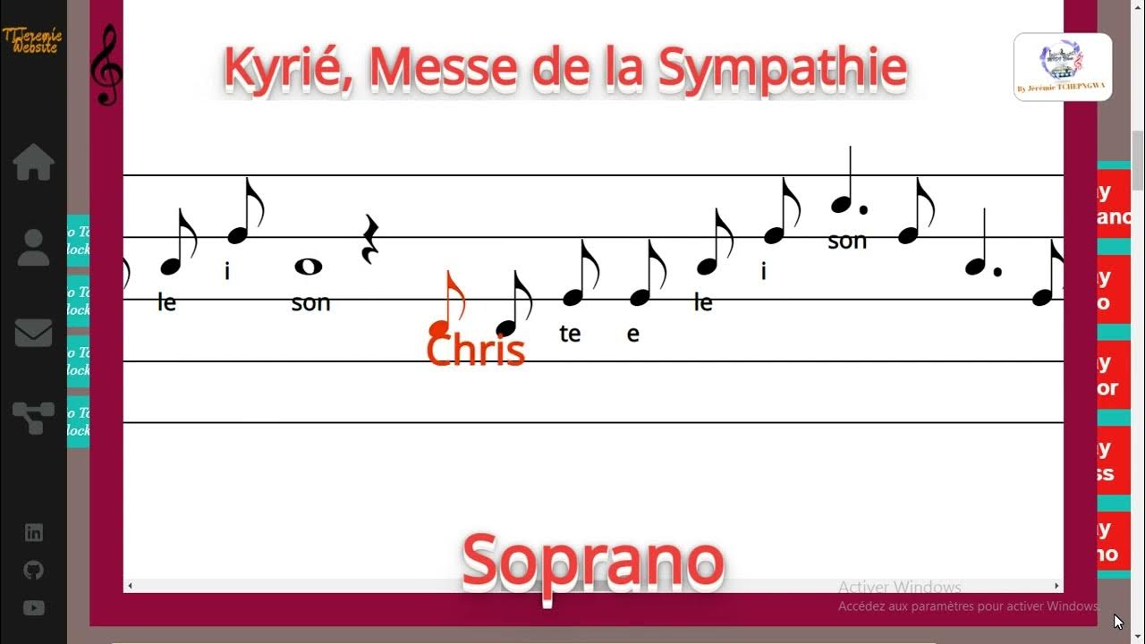 Kyrié, Messe de la Sympathie - K. Serge FAITEHO - Soprano - YouTube