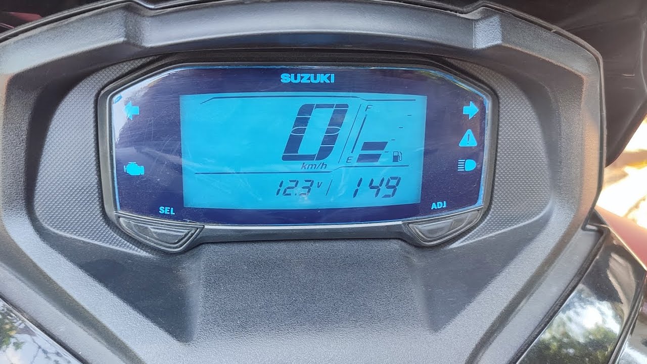 How to change time & adjust Speedo meter | how to set trip A,B on ...