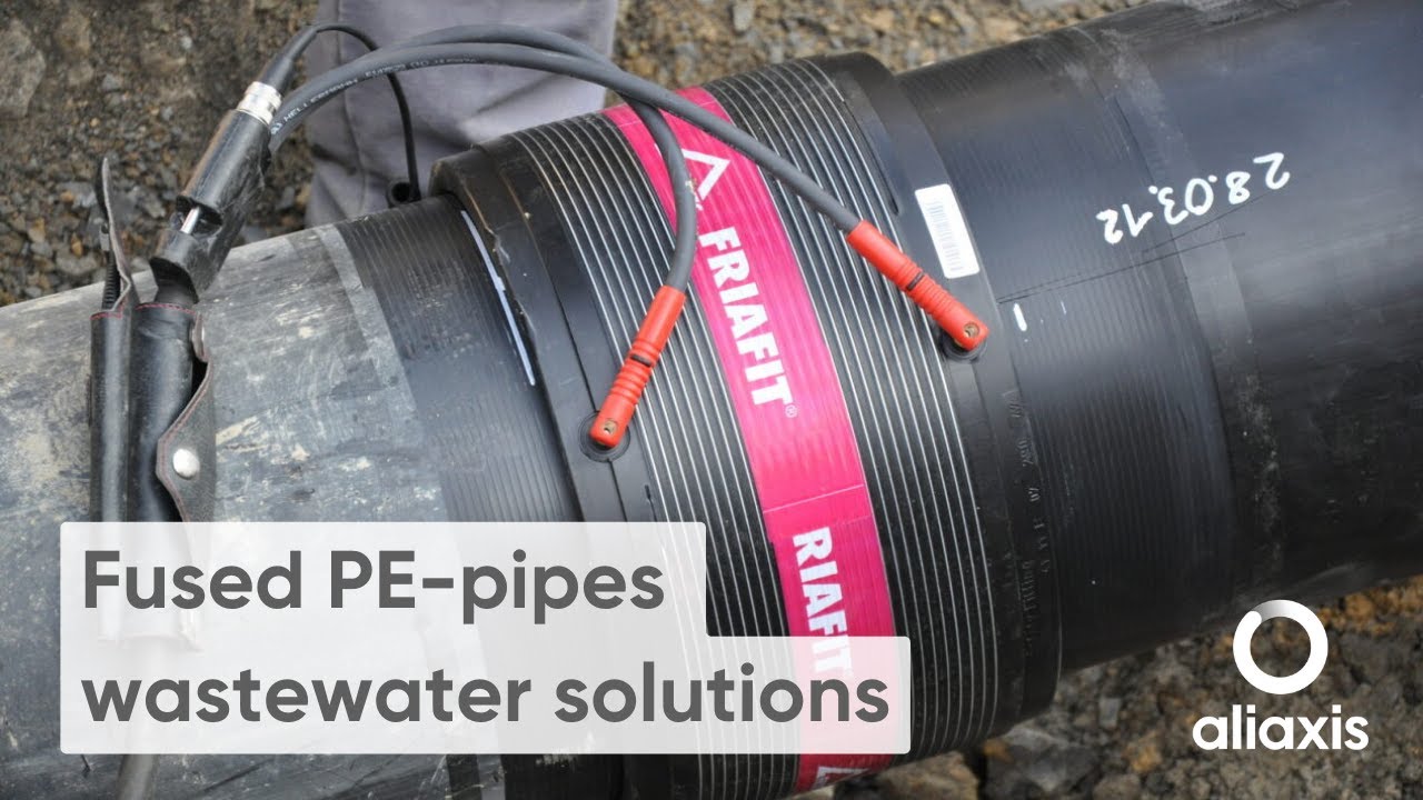 Fused polyethylene piping system for wastewater with FRIAFIT - YouTube