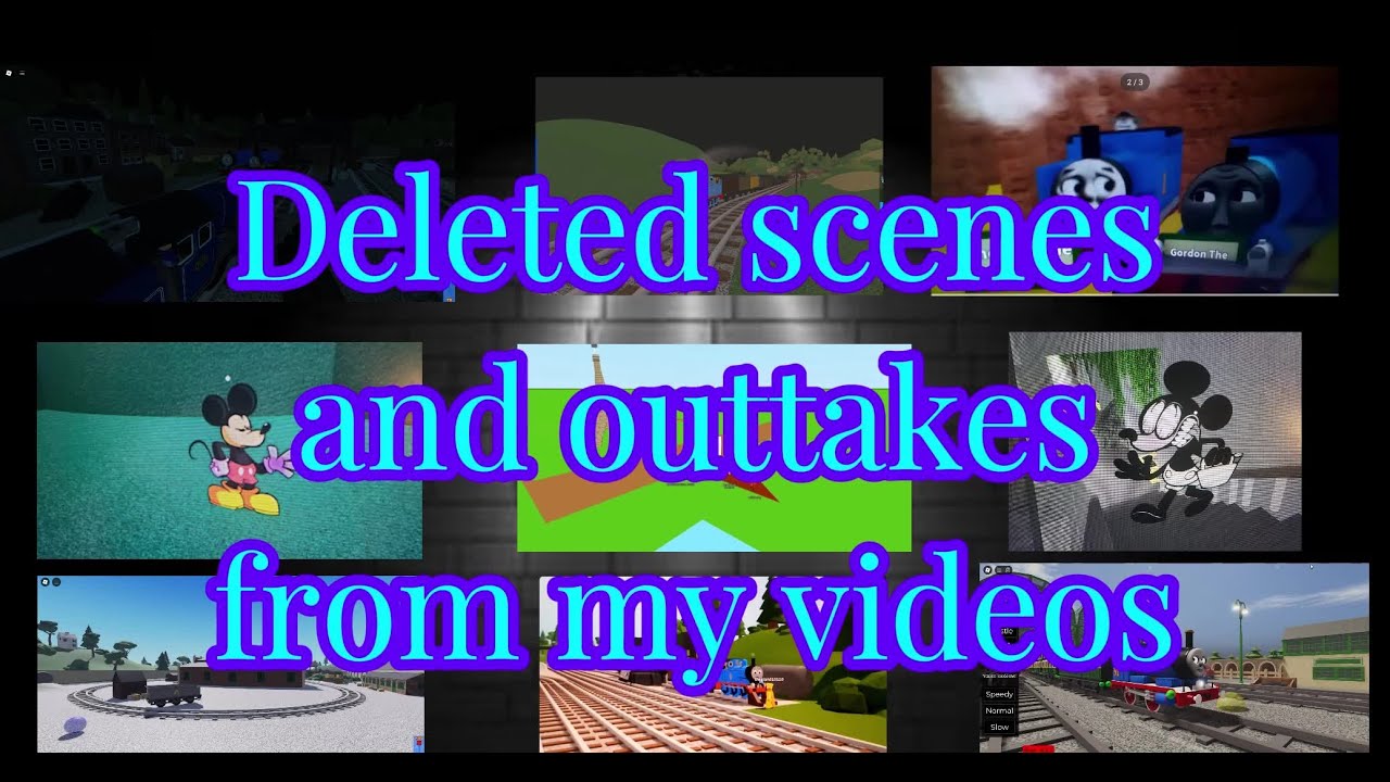 Deleted scenes and outtakes from my videos - YouTube