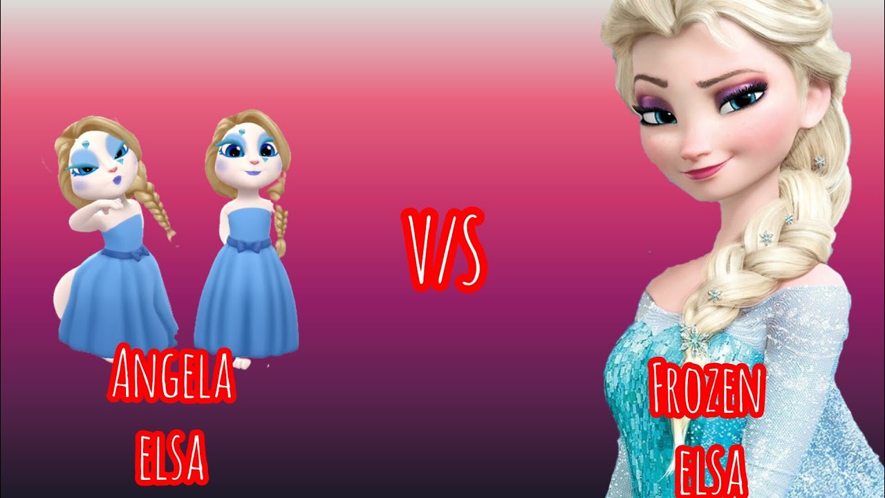 My talking angela 2-Frozen Elsa Makeover-New Updates - YouTube