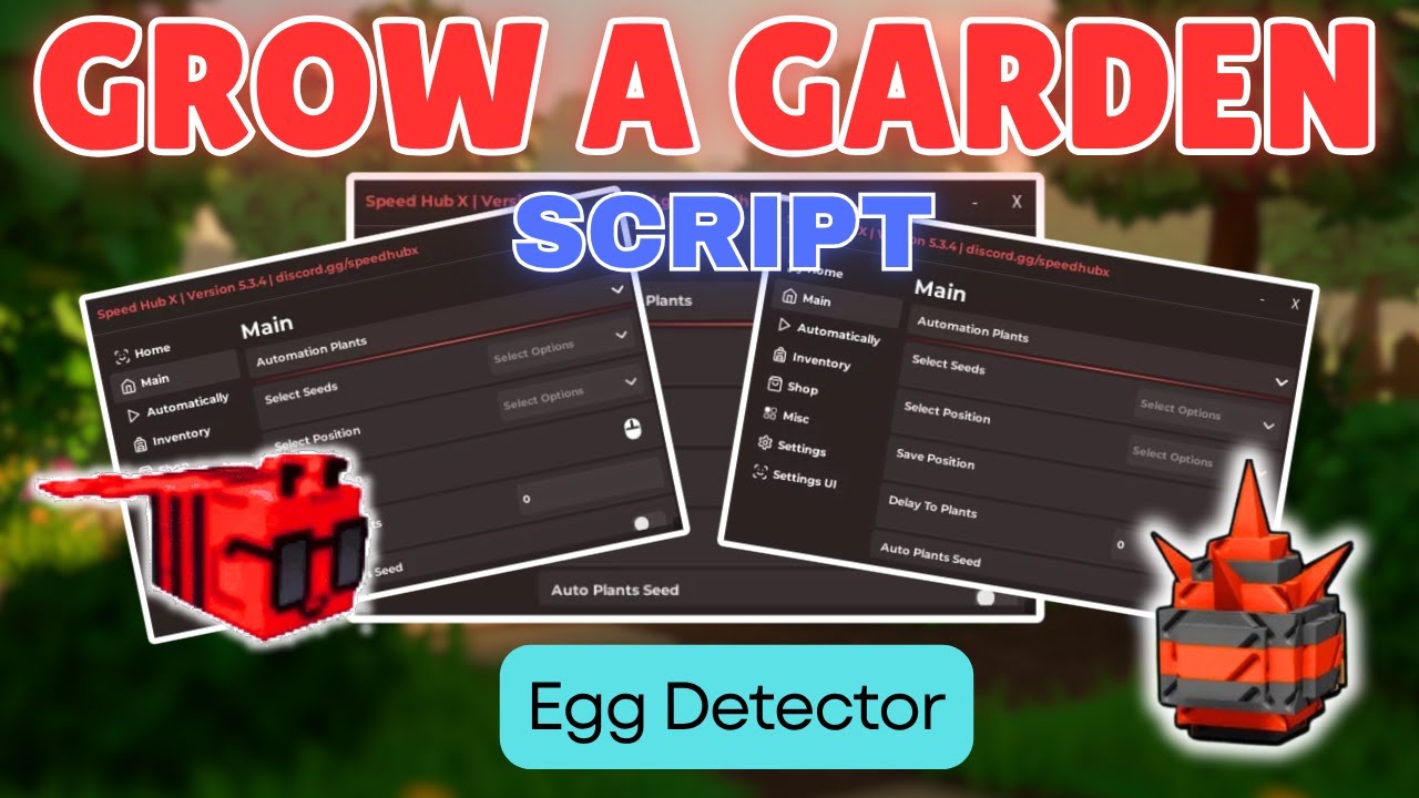 🥚 NEW Grow a Garden Script | EGG DETECTOR + Auto Find! [2025 Keyless ...