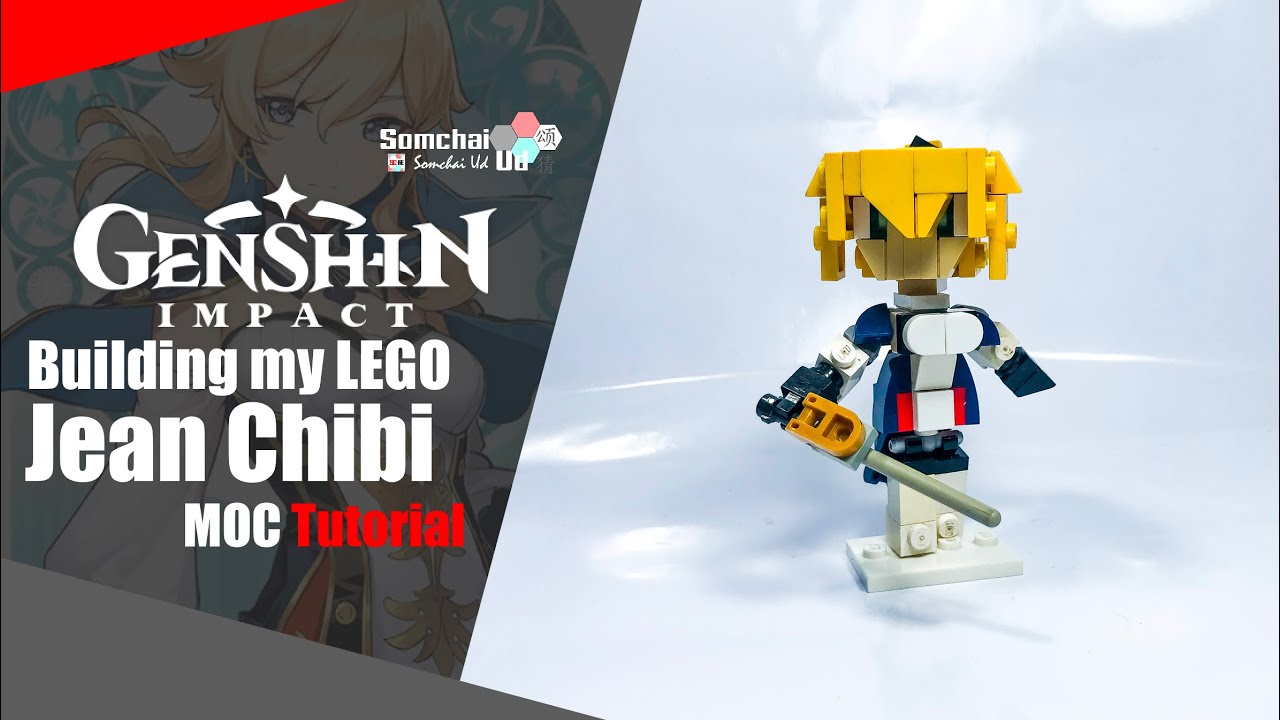 LEGO Genshin Impact Jean Chibi MOC Tutorial | Somchai Ud - YouTube